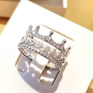 Pandora | Jewelry | Pandora Enchanted Crown Ring New 5 6 7 75 85 | Poshmark